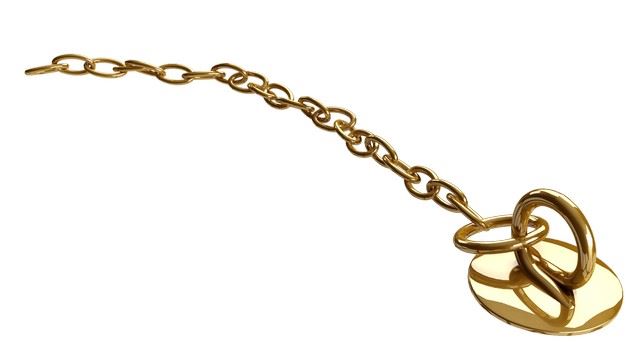 IOS Ortho. Classic Gold Eruption Chain - Round Neck - PK/1