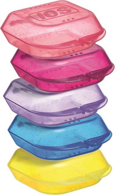 IOS Ortho. Retainer Cases, Sparkle Pink - PK/20